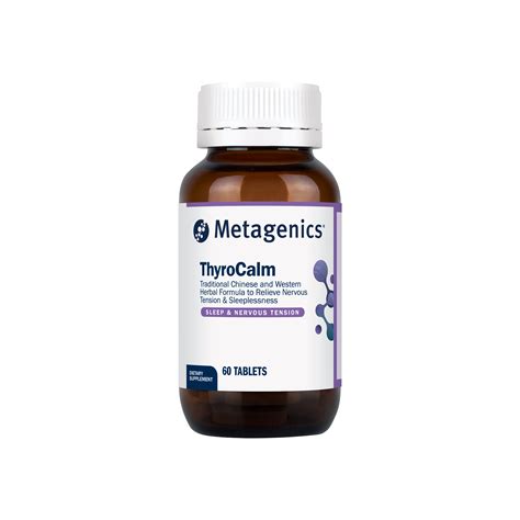 Metagenics Thyrocalm 60 Tablets For Nervous Tension And Unrest