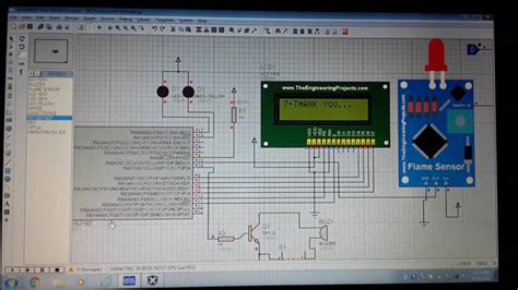Flame Sensor Library Simulation On Proteus Youtube