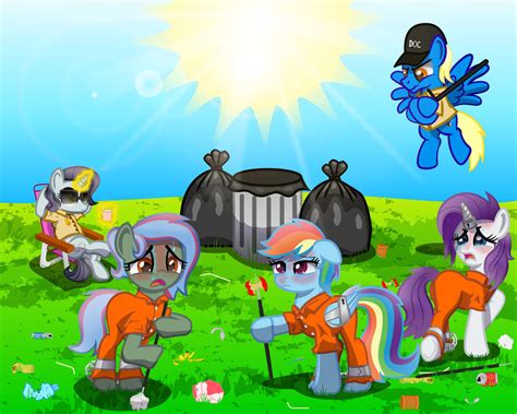 Work Detail Trash Pick Up Visual Fan Art Mlp Forums