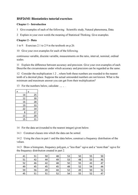 Bsp26m1 Biostatistics Tutorial Exercises No Memo Bsp26m1