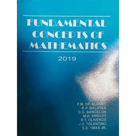 Fundamental Concepts Of Mathematics Lazada PH
