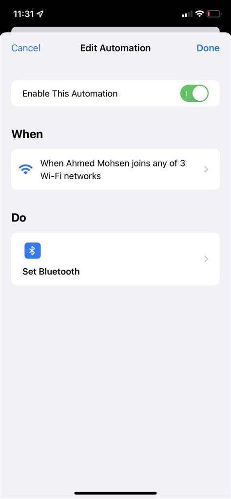 bluetooth doesn t turn off in this automation however it doesn t throw