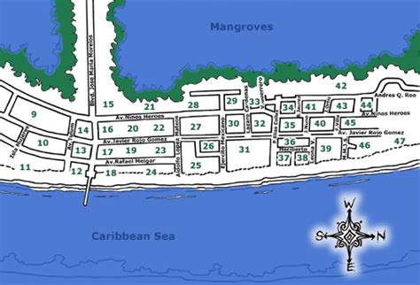Map Puerto Morelos