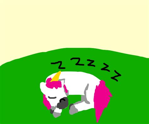 Unicorn Sleeping Drawception