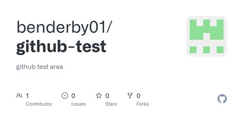 Github Benderby01github Test Github Test Area