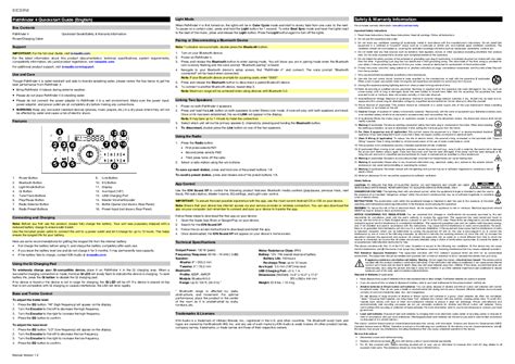 Ion Audio Pathfinder 4 Quickstart Guide Setup Features And Safety