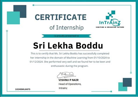 Sri Lekha Boddu On Linkedin Machinelearning Internshipexperience Ai Cybersecurity