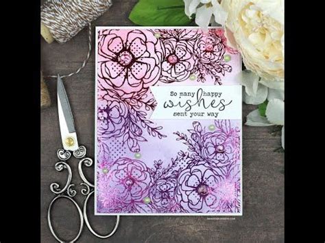 Unity Quick Tip Designer Toner Sheet Background With Tone Foiling Ink Blending Stamp