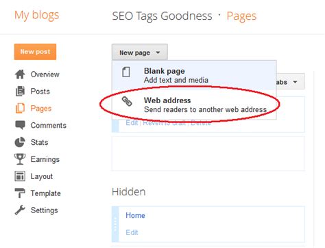 how to creating a blogger static home page blogger static home page