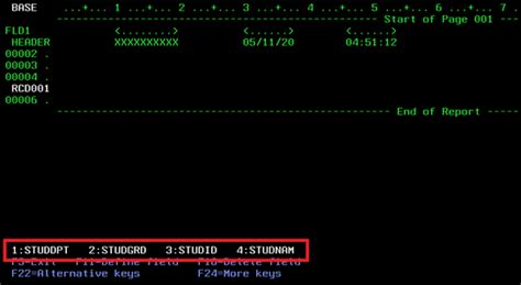 Printer File Prtf Design Using Report Layout Utility Rlu In As400 Iseries