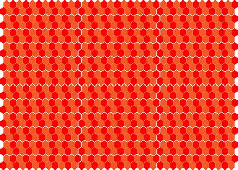 Red Seamless Shape Pattern Vector Solid Background Solid Background