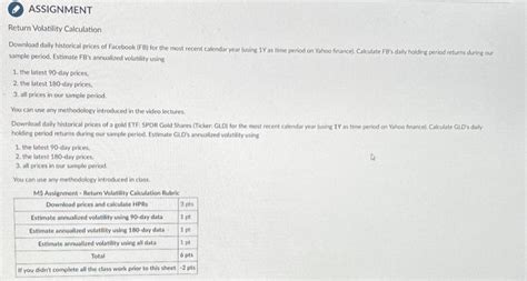 Return Volatility Calculation Download Daily Return Volatility Calculation Download Daily