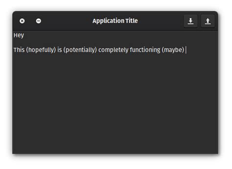 Simple GTK Text Editor Vala
