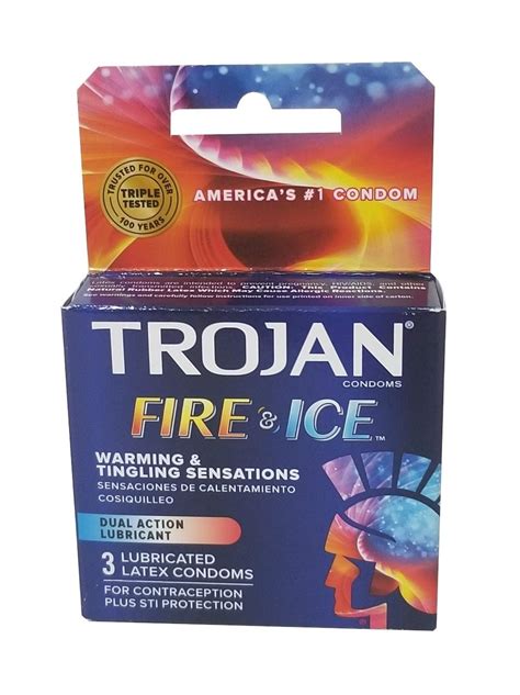 Trojan Condoms Fire And Ice