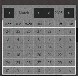 User Interface How Do I Get JavaFX Date Picker CSS Properties Stack Overflow