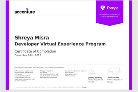 shreya misra on linkedin forage accenture virtualinternship