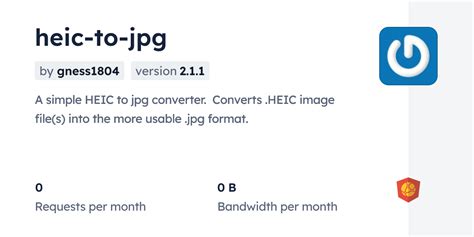 Heic To  Cdn By Jsdelivr A Cdn For Npm And Github