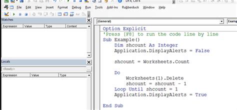 Excel Vba Counters And Their Lifetime Ish Stack Overflow