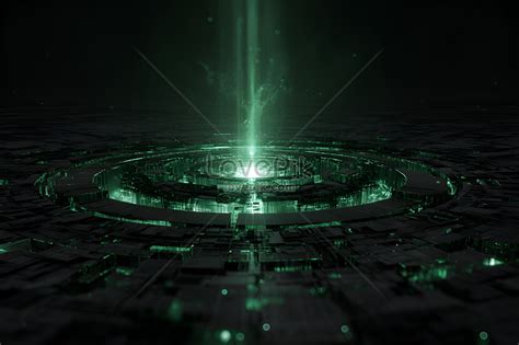 녹색 공상 과학 빔 및 향후 설치