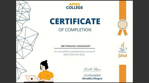 Om Choudhary On Linkedin 🏆 Excited To Share My Alpha Java And Data