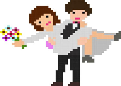Píxel Arte Ilustración De Pareja 24923202 Vector En Vecteezy