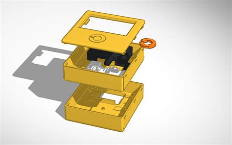 3d Design Rpi Screen Case Tinkercad
