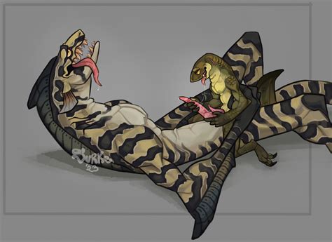 Rule Anthro Bodily Fluids Duo Fin Fish Frottage Genitals Gills Green Body Green