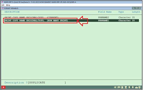How To Print Name Of The Bill Copy Original Duplicatetriplicate On