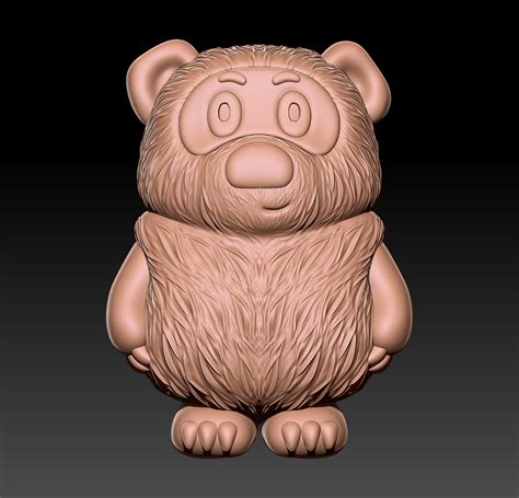 3d Model Stl Cnc Router And 3d Printing File Statuette Winni Inspire