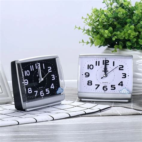 Table Square Battery Operated Alarm Clock Number Clock Quartz Home Decor Eur 9 46 Picclick Fr
