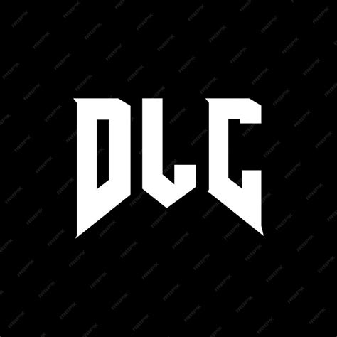 기술 회사를 위한 Dlc 글자 로고 디자인 Dlc 로고 디자인 검은색과 색 컬러 조합 Dlc 로그 Dlc 터 Dlc 디자인 Dlc 아이콘 Dlc 알파 Dlc 타이포그래피