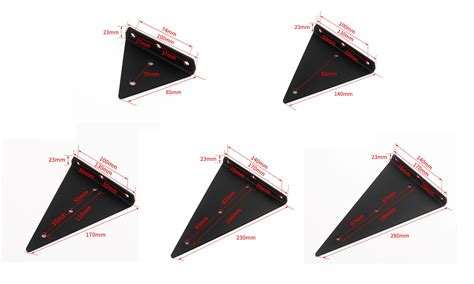 Hidden Brackets For Floating Wood Shelves Triangular 220lb Vadania
