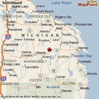 Where Is Hillman Michigan See Regional Map And More