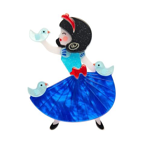 White As Snow Brooch Erstwilder