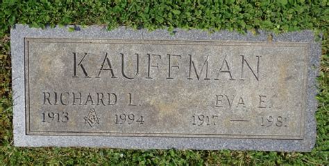 Eva E Kauffman 1917 1981 Find A Grave Memorial