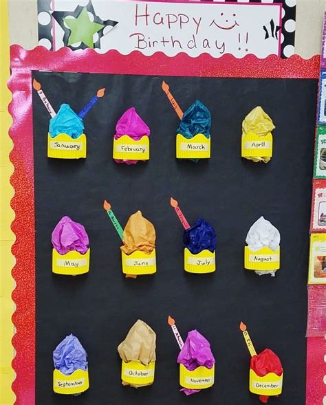 Birthday Board For Classroom Decoration