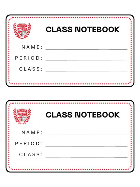 Class Notebook Pdf