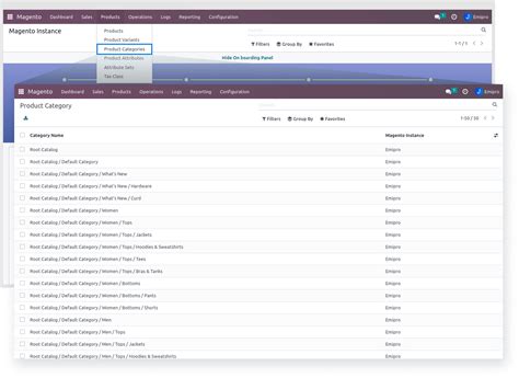Import Categories Odoo Magento2 Connector By Emipro
