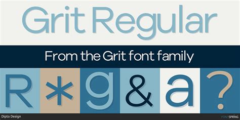 Grit Regular Font