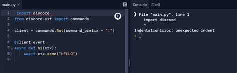 Python Why Am I Getting This Error When I Am Trying To Run My Discord Bot Stack Overflow