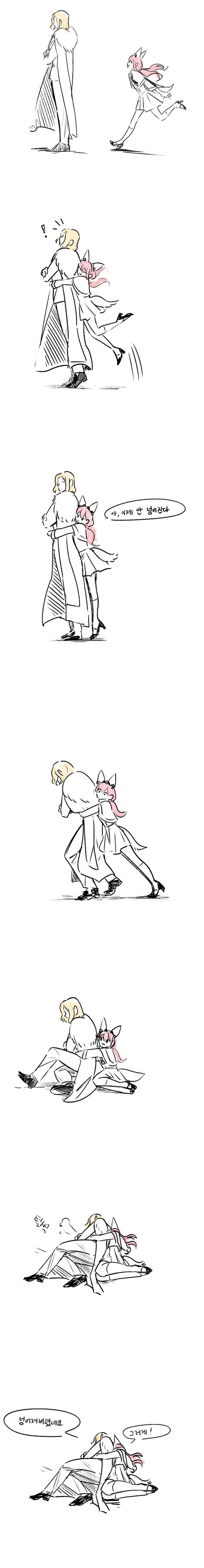 펌 이제 안 넘어지는 홀나와 도아가 만화 로스트아크 에펨코리아