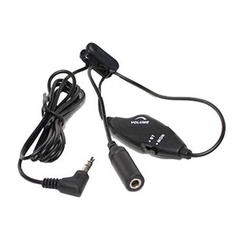 Headset Cord Extender With Volume Control And Stereo To Mono Switch TranscriptionGear Com