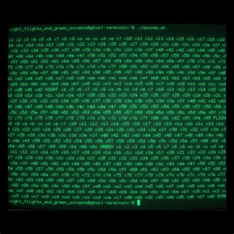 Night Flights And Green Screens Ghost Terminal
