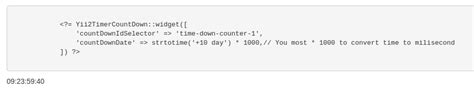 Github Aneeshikmatyii2 Time Down Counter Widget For Yii2 To Start