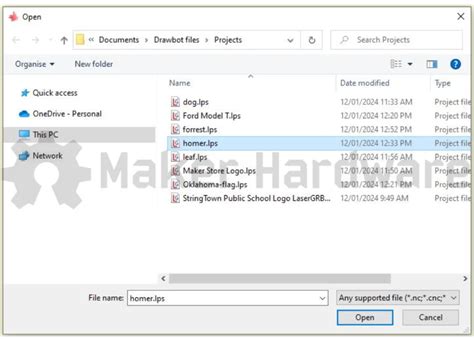 drawbot software guide maker hardware