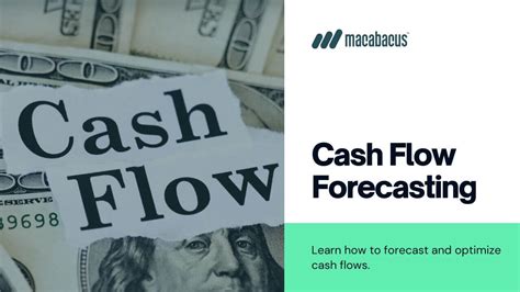 Building A Cash Flow Forecast With Examples Macabacus