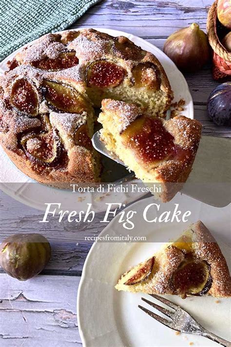 Easy Homemade Fresh Fig Cake Recipe Torta Di Fichi Recipes From Italy