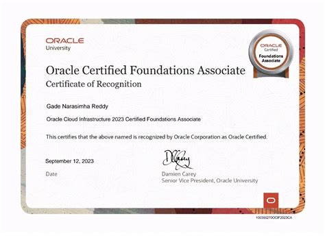 Oraclecertified Cloudinfrastructure Milestoneachievement Linkedinpost Narasimha Reddy