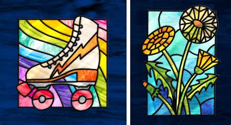 How To Draw Stained Glass Effect