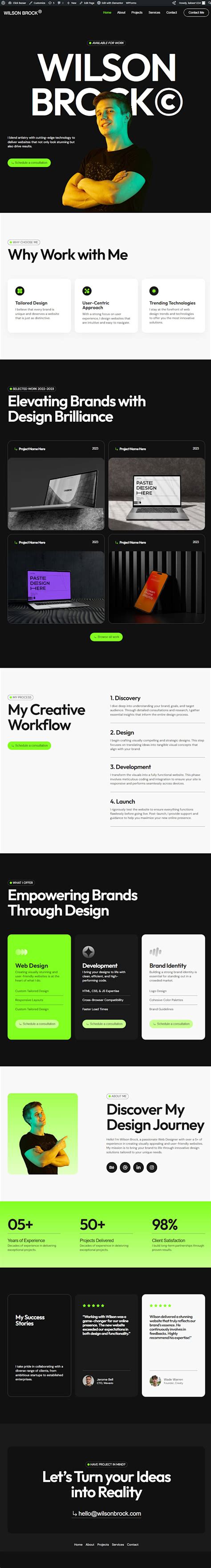 Design Redesign Clone Or Customize Wordpress Website By